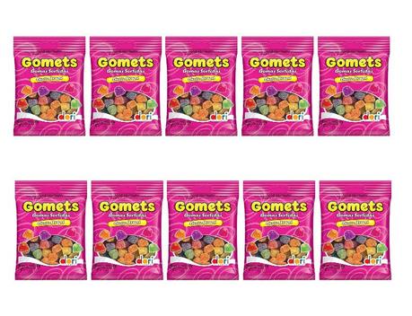 Kit c/ 10un Goma Jujuba Sino Gomets 100g - Dori - Balas - Magazine Luiza