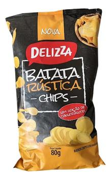 Kit c/ 12 Batata Delizza Chips Rustica 80g - Pringles - Magazine Luiza