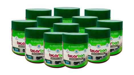 Kit c/ 12 Bicarbonato de Sódio Bicarbon Roupas Limpas 500g ...