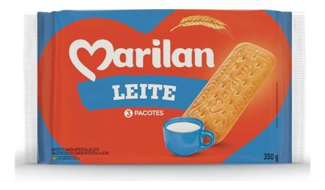 Kit c/ 12 Biscoito bolacha Leite Marilan Pacote 350g - Biscoito ...