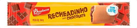 Kit c/ 12 Biscoito Recheadinho Sabor Chocolate Bauducco 104g - Biscoito ...