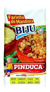 Kit c/ 12 Farinha De Mandioca Biju Pinduca 500g - Farinha - Magazine Luiza
