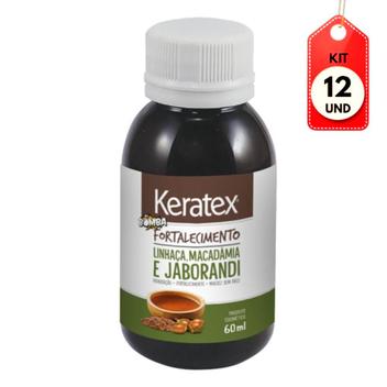 Kit C/12 Fixed Keratex Bomba Fortalecimento Capilar 60ml - Óleo Capilar ...