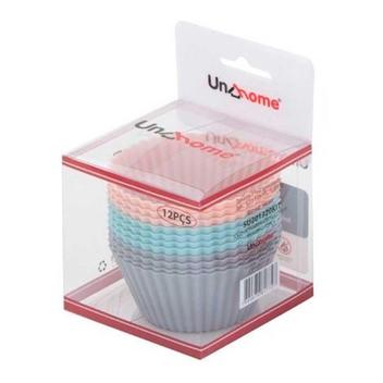 Kit c/ 12 Forma de Muffins Silicone 6,5 Cm Cores Sortidas - 144845 ...