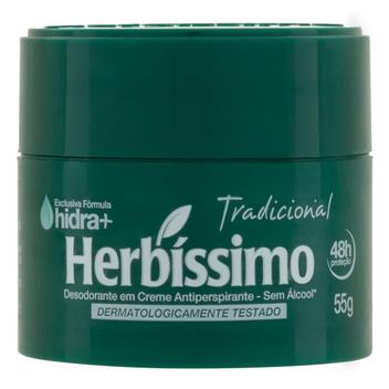 Kit c/ 12 Herbissimo desodorante creme tradicional 55g - Herbíssimo ...