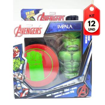 Kit C/12 Impala Kit Avengers Hulk Shampoo 2 em 1 250ml + Gel 250g - Kit ...