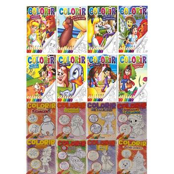 Kit c/ 16 livrinhos infantis para colorir - clássicos - BICHO ESPERTO ...