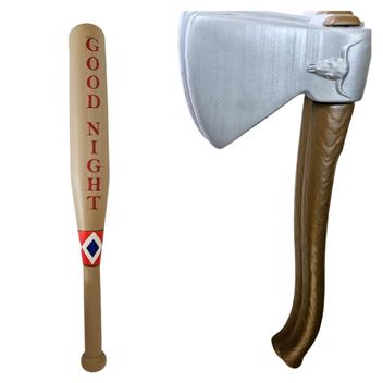 Kit c/2 1Bastao arlequina 1 foice panico brinquedo plastico - JZZ ...