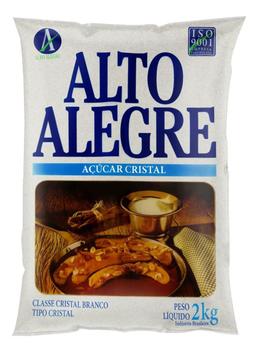 Kit c/ 2 Acucar Cristal Alto Alegre Pacote 2kg - Açúcar - Magazine Luiza