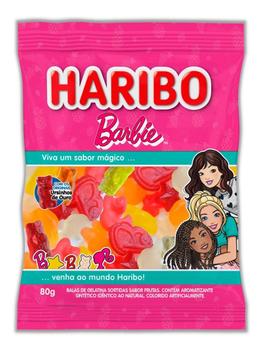 Kit c/ 2 Bala De Gelatina Frutas Barbie Haribo 80g ursinho - Bala de ...