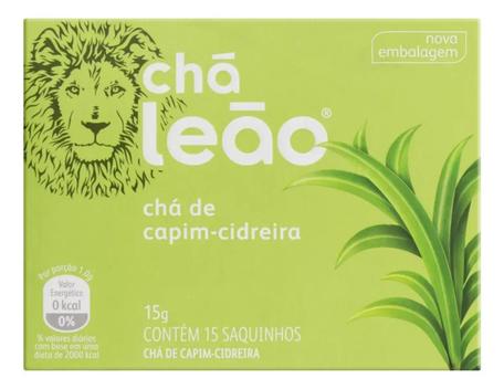 Kit c/ 2 Cha Leao capim-cidreira em sache 15x15g - Chá Leão - Chá ...