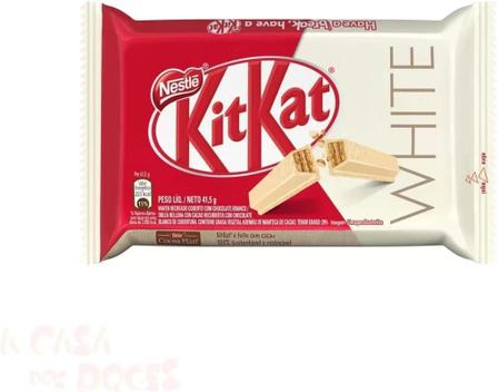 Kit c/ 2 Chocolate Kit Kat Branco 41,5g - Nestlé - Kit Kat - Magazine Luiza