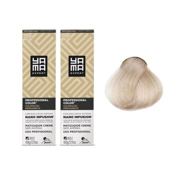 Kit C/2 Coloração Nano Infusion 12.89 Louro Ex Claro Pérola Yamá ...