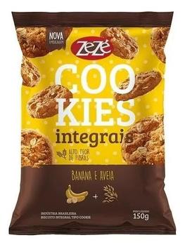 Kit c/ 2 Cookies Integrais Sabor Banana Aveia 150g - Zezé - Cookies ...