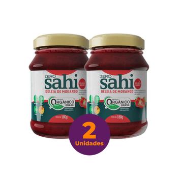 Kit c/ 2 Geleia de Morango Orgânico Sem Açúcar Sahi 200g - Geleia ...