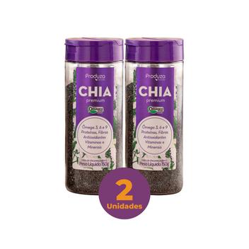 Kit c/ 2 Grãos de Chia Premium Preta Orgânica Produza Foods 150g - Chia ...
