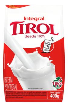 Kit c/ 2 Leite Po Integral Tirol Pacote 400g - Leite em Pó - Magazine Luiza