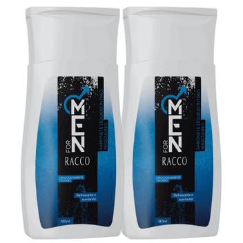 Kit c/ 2 Sabonete Liquido Intimo Masculino Racco For Men 180ml ...