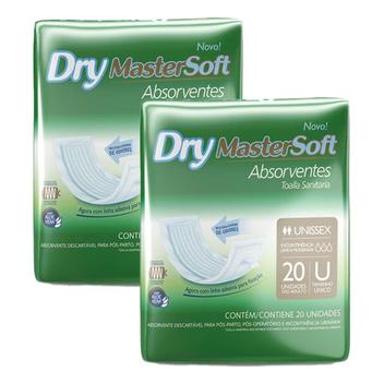 Kit c/2 und Absorvente Geriátrico Dry Mastersoft Econômico 20 und ...