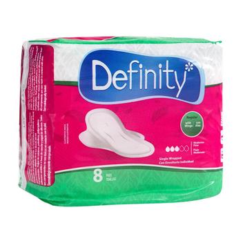 Kit c/ 24 Absorvente Definity Com Abas Pacote C/ 8 Un - Dafinity ...