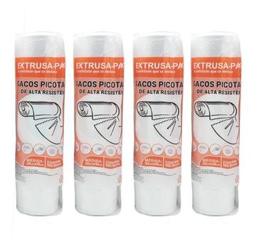 Kit C/ 2unid - Bobina Picotada 30x38cm 500 Unid. Extrusapack - Extrusa ...