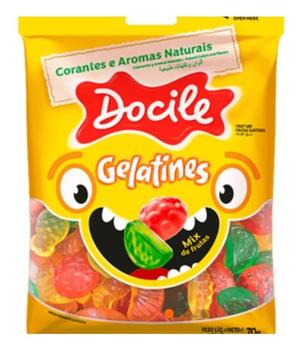 Kit c/ 3 Bala Gelatina Corante E Aroma Natural Docile 70g - Balas ...