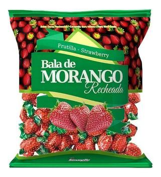 Kit c/ 3 Bala Morango Recheada Simonetto 175g - Bala de Gelatina ...