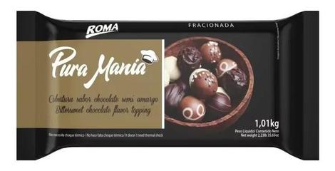 Kit c/ 3 Barra De Chocolate Cobertura Fracionada Roma 1kg - Pura Mania ...