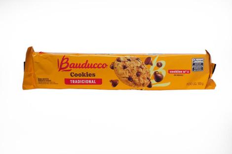 Kit c/ 3 Bauducco cookies original gotas de chocolate 100g - Cookies ...