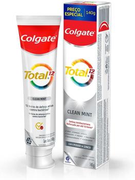 Kit c/ 3 Colgate Total 12 Clean Mint - Creme Dental, 140g - Creme e Gel ...