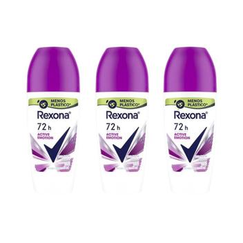 Kit C/3 Desodorantes Rexona Feminino Rollo on 50ml Cada (ESCOLHA O SEU ...