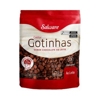 Kit c/ 3 Gotas De Chocolate Ao Leite 1kg - Salware - Ovo de Páscoa ...