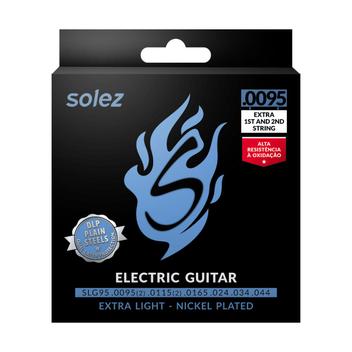 Kit C/3 jogos de Encordoamento P/Guitarra Slg95 Solez - Cordas para ...