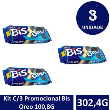 Kit C/3 Promocional Bis Oreo 100,8G - Bis - Magazine Luiza