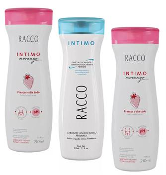 Kit c/3 Sabonete Líquido Intimo Feminino Racco 210ml - Sabonete Íntimo ...
