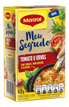 Kit c/ 3 Tempero Tomate e Ervas Maggi Meu Segredo 49g - Temperos e ...