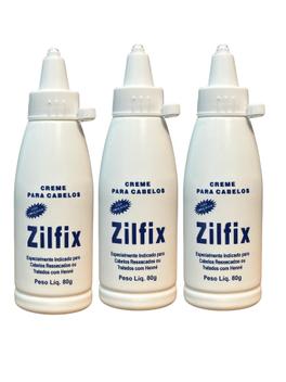 Kit C/ 3un Creme Zilfix 80g Para Cabelos Tratados Com Henné - Zilda ...