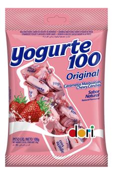 Kit c/ 4 Bala Dori Yogurte100 Original iogurte de morango - Bala de ...