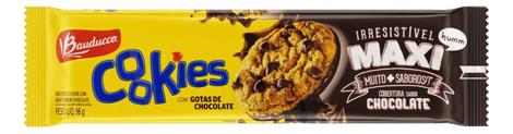 Kit c/ 4 biscoito bolacha Cookies Maxi Bauducco chocolate - Biscoito ...