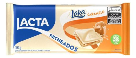Kit c/ 4 Chocolate Laka Lacta Caramelo Recheado 104g - Chocolate / Barra de Chocolate - Magazine ...