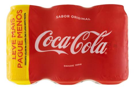 Kit c/ 4 Pack Refrigerante Coca-Cola Lata 6 Unidades 350ml - Refrigerante - Magazine Luiza
