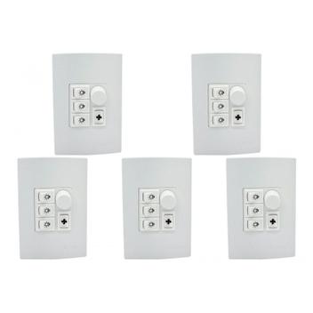 Kit C/5 - Controle Para Ventilador Qualitronix Embutir Ve... - Controle ...