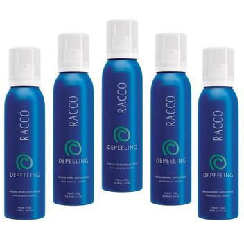 Kit c/5 Mousse Spray Depilatorio Depeeling Racco 150ml - Spray ...