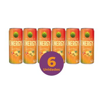 Kit c/ 6 Energético Organique Energy Drink Sabor Frutas Tropicais 269ml ...