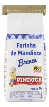 Kit c/ 6 Farinha Pinduca de mandioca branca 1 kg - Farinha - Magazine Luiza