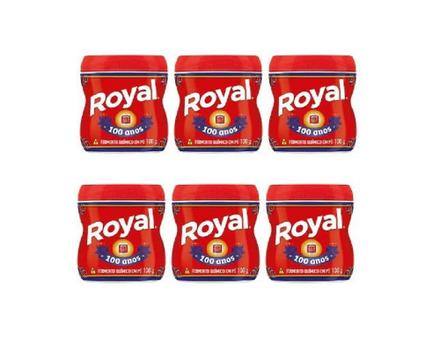 Kit C/6 Fermento Químico Em Pó Royal 100g - Fermento - Magazine Luiza