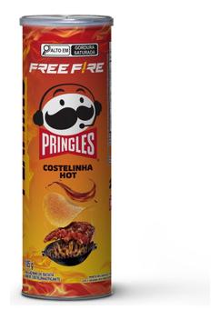 Kit c/ 6 Salgadinho Pringles Free Fire Costelinha Picante - Pringles ...