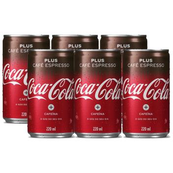 Kit c/ 6und COCA-COLA Café Espresso 220ml - Coca Cola - Bebidas ...
