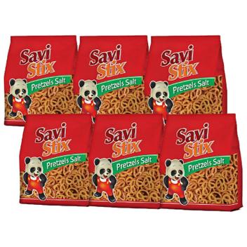 Kit c/ 6und Salgadinho Búlgaro Pretzels SAVI STIX 200g - Salgadinhos e ...