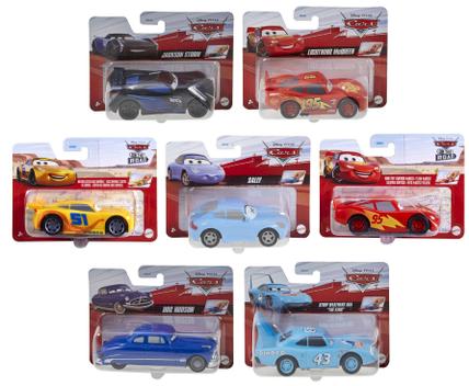 Kit c/ 7 Miniaturas do Filme Carros Disney Pixar - Cars Puxa e Vai - 1/ ...